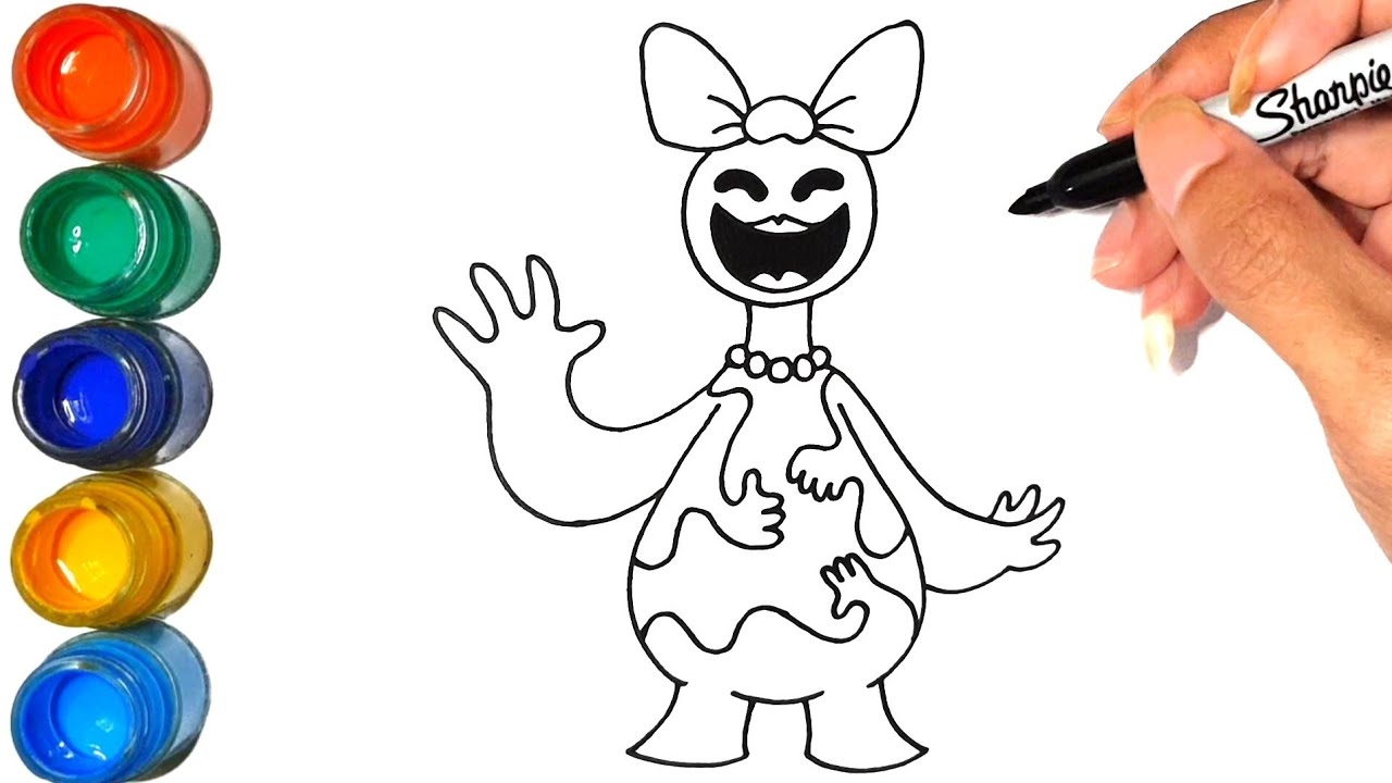 DRAWING DOLLY THE DOUGHGIRL ( Poppy Playtime ) - YouTube