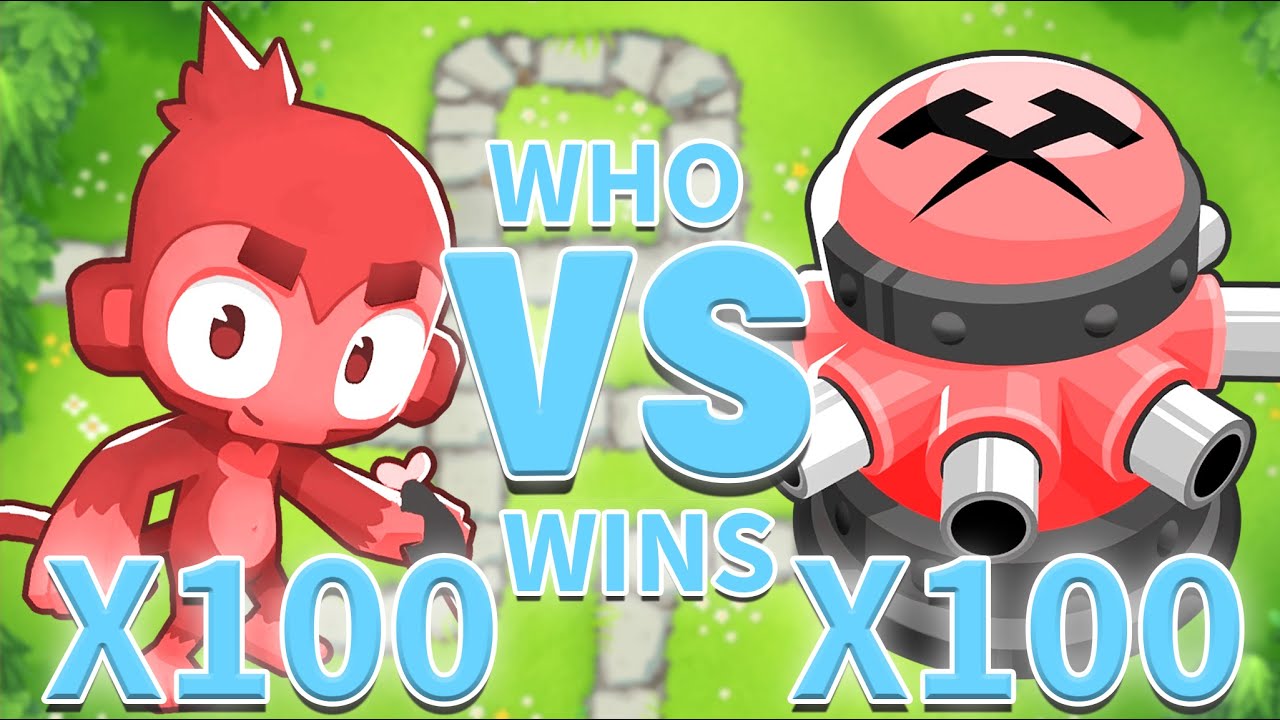 100 Dart Monkey alternate path vs 100 Tack Shooter alternate path - YouTube