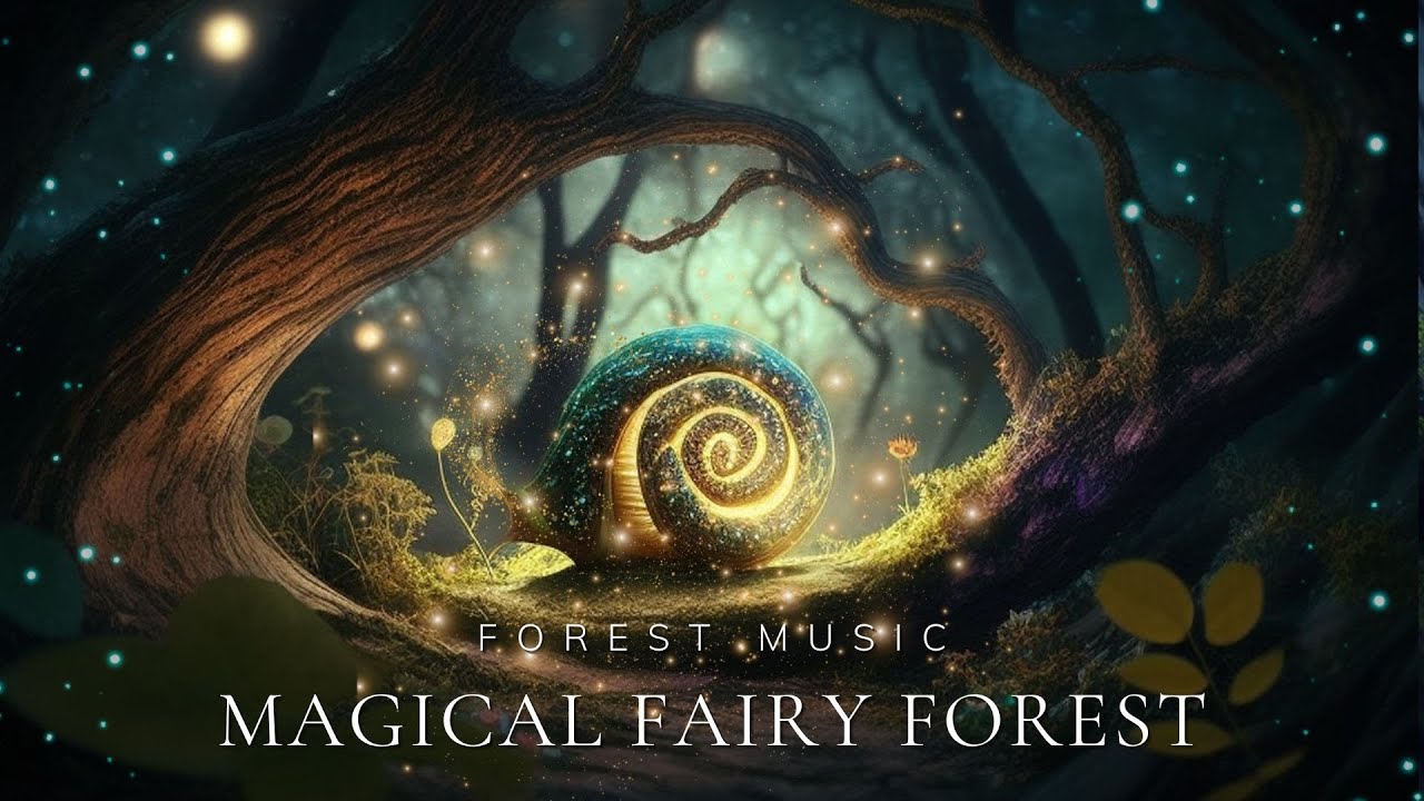 Magical Fairy Forest 🍄 Soft Flute Sounds & Nature Sound For Sleep ...