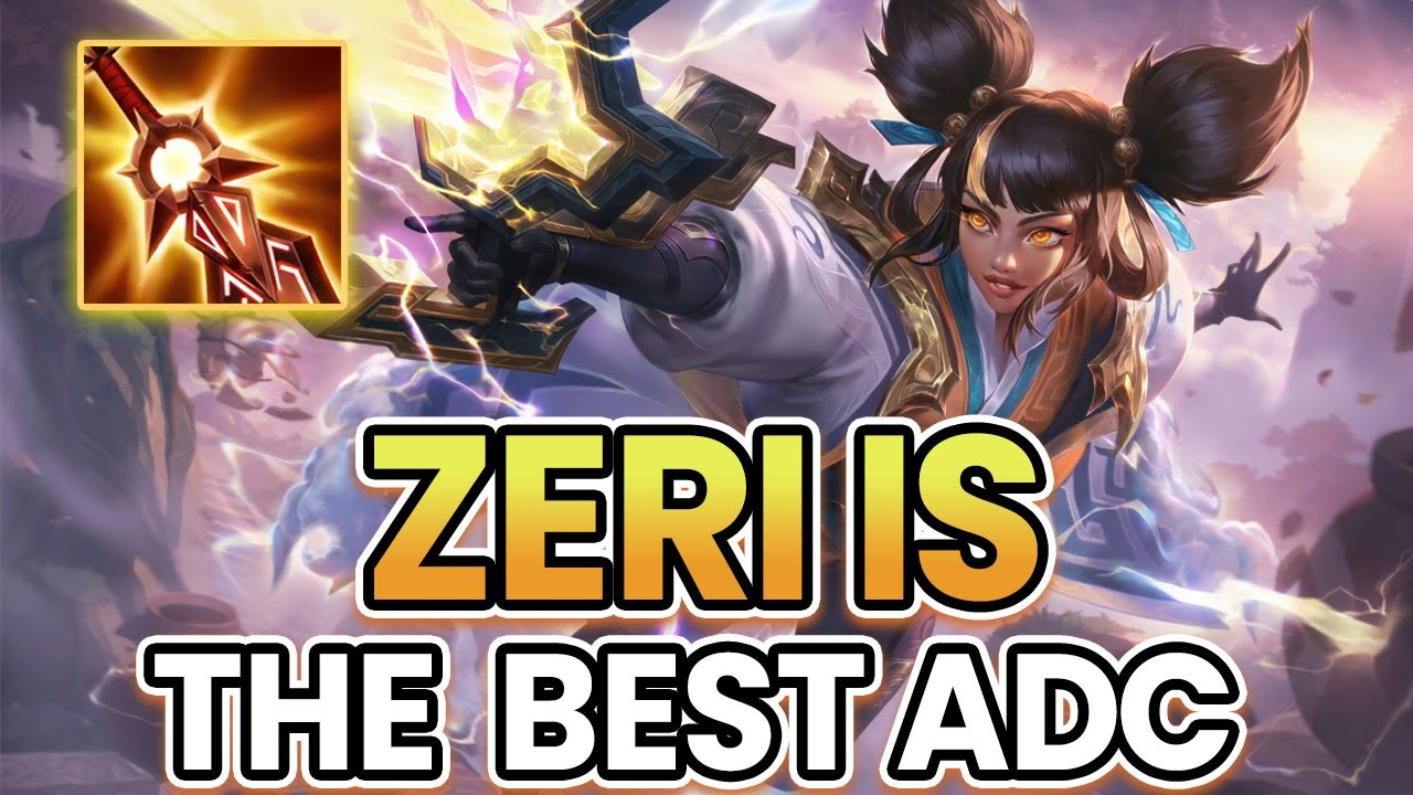 WHY ZERI IS THE BEST ADC IN WILD RIFT | TOP CHALLENGER RANK ZERI ...