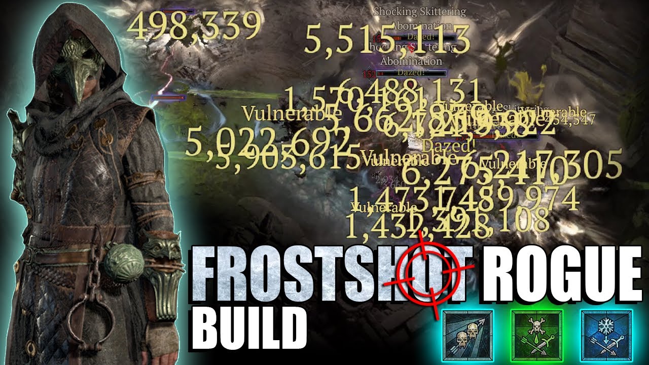 Diablo 4 - BEST "Frost-Shot" Rogue Build For Season 1! INSANE AoE ...