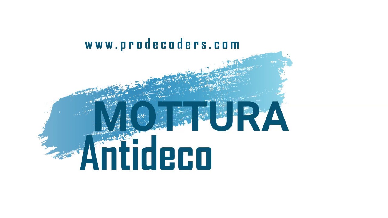 Mottura AntiDeco Due opened with Vista Prodecoder Automatic - YouTube