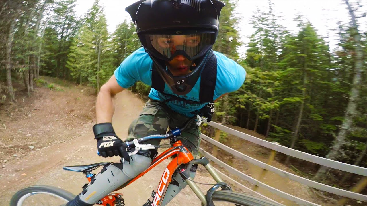 Whistler Bike Park - Lower A-line | Jordan Boostmaster - YouTube