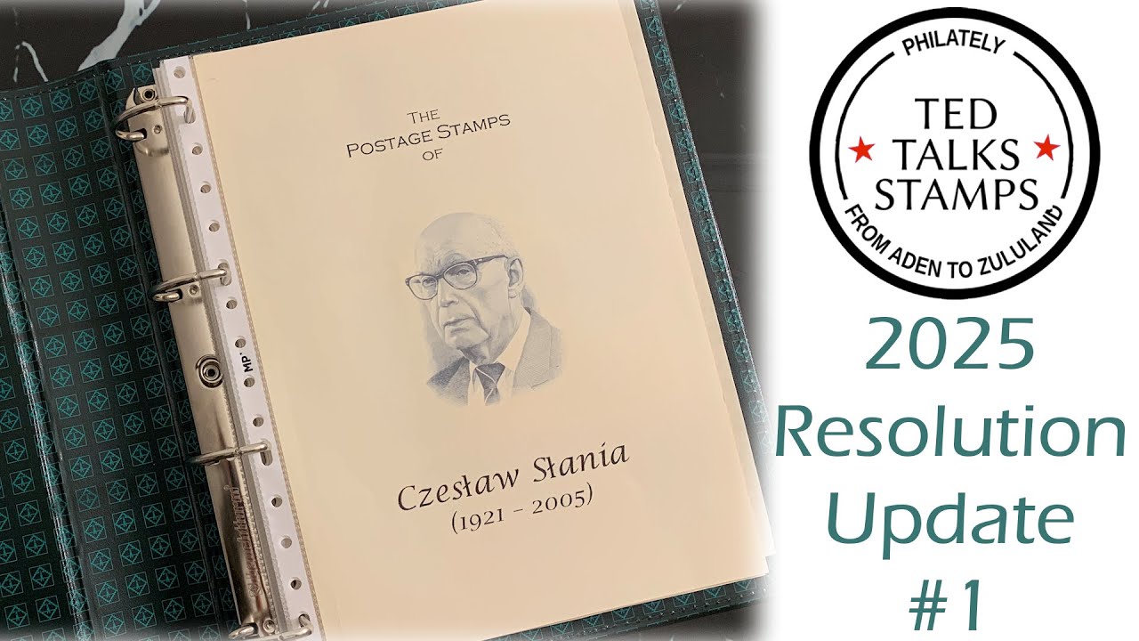 Creating Stamp Album Pages - 2025 Resolution Update 1 - YouTube