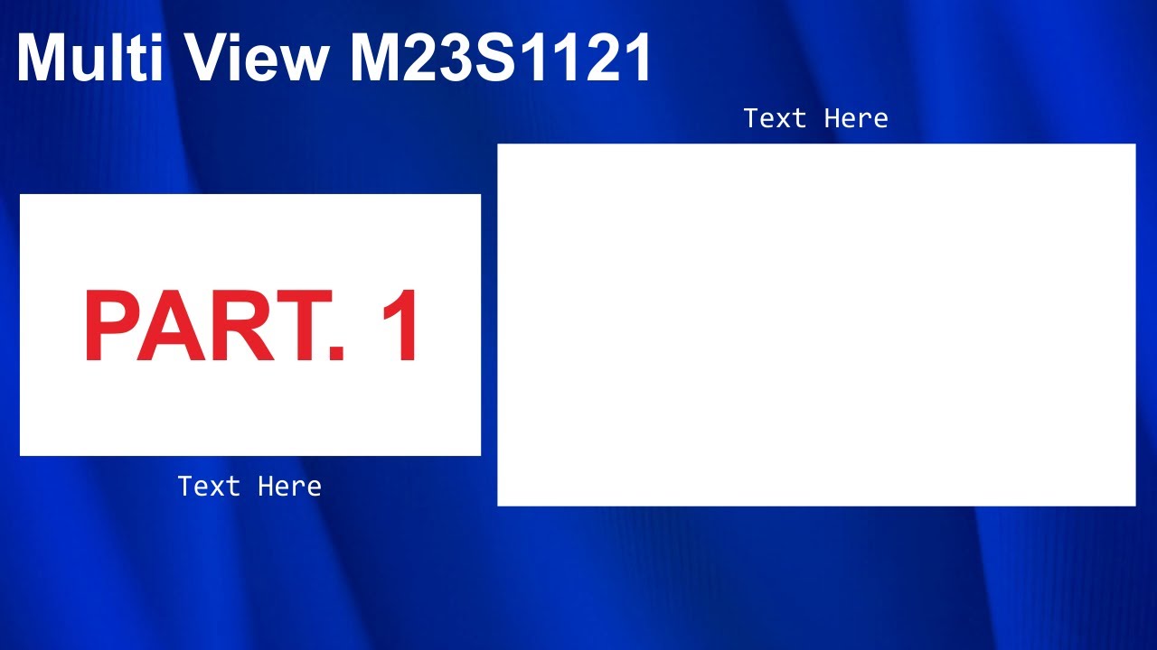 Multi View XAML vmix M23S1121 (PART. 1) - YouTube