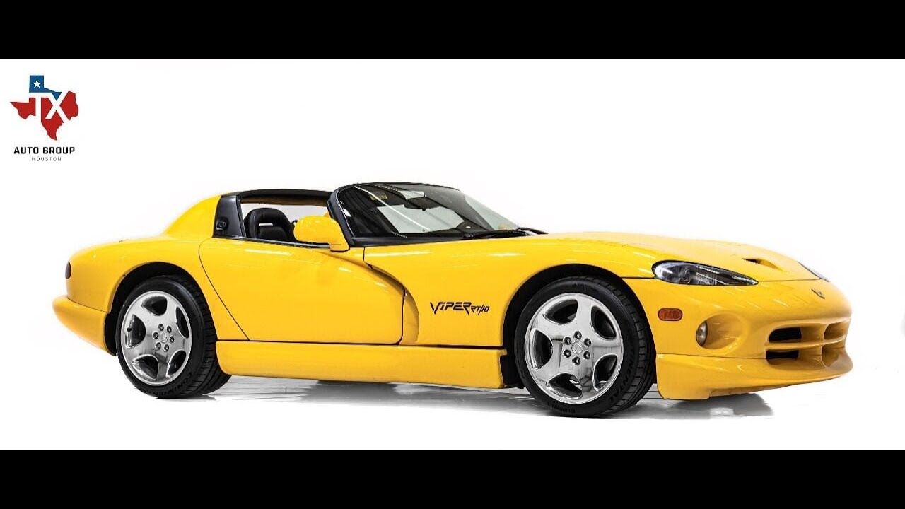 2002 Dodge Viper RT/10 (SR II) Roadster Convertible - 450 Horsepower 8 ...