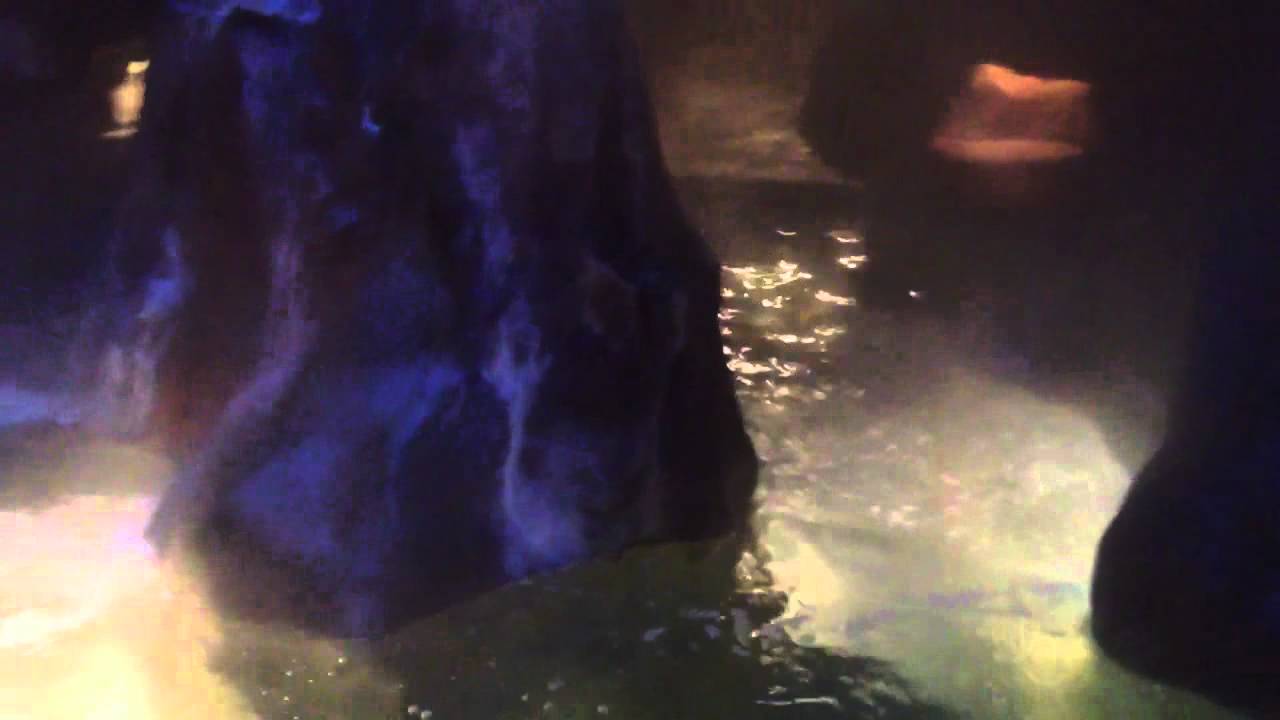 Hot springs cave grotto at Fox Hotel, Banff, Canada - YouTube