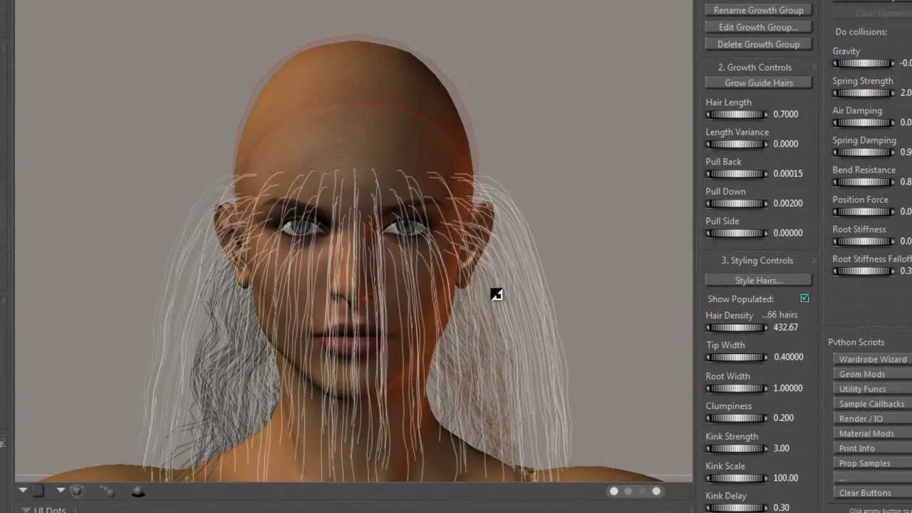 Curso de Poser. Hair Room(II) - YouTube