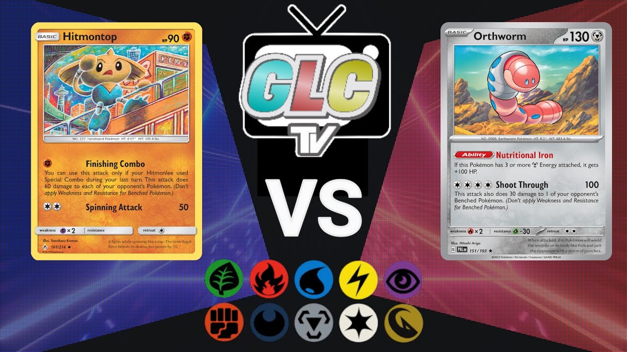 Hitmonbros vs Orthozone Metal - Pokemon TCG GLC Gameplay - YouTube