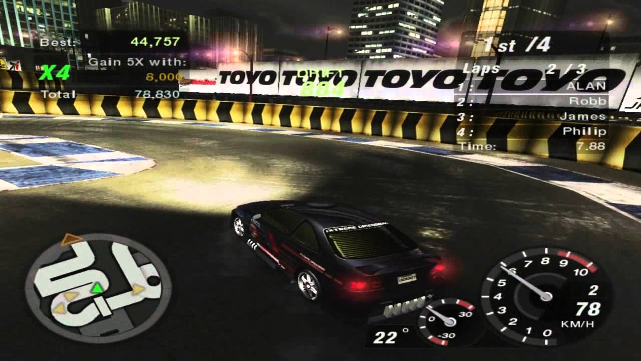 Need For Speed: Underground 2 - (Hidden) Race #46 - Drift (Stage 3 ...