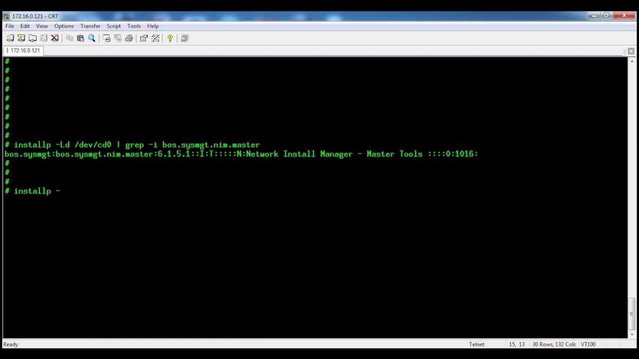 How to install a AIX fileset in preview Mode (installp -acpX) - YouTube