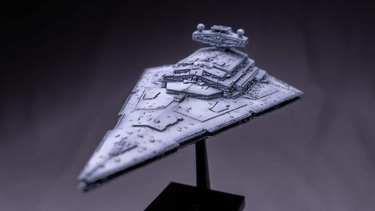 Star Wars Imperial Star Destroyer Model Kit Bandai Full build - YouTube