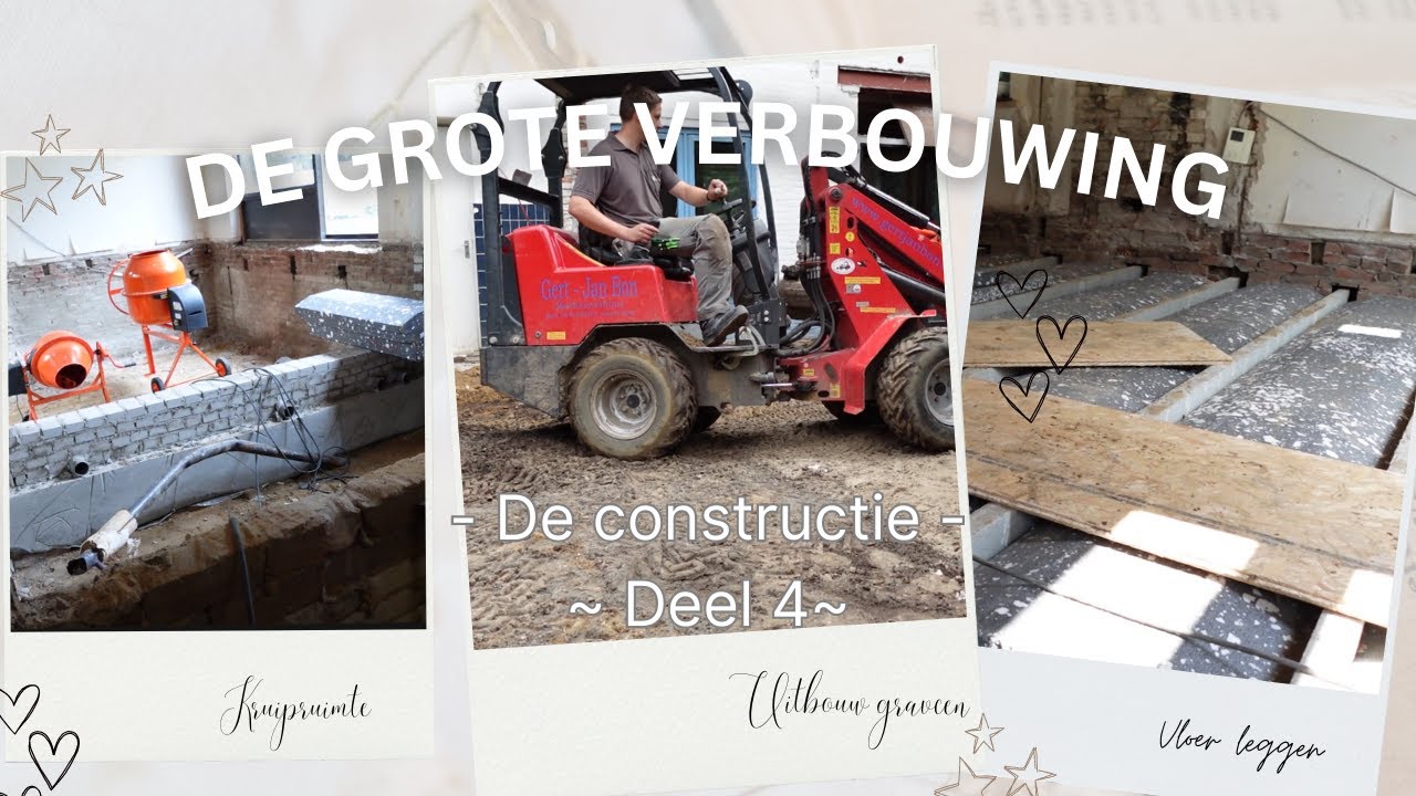 Huis verbouwen | De constructie | Deel 4 - YouTube