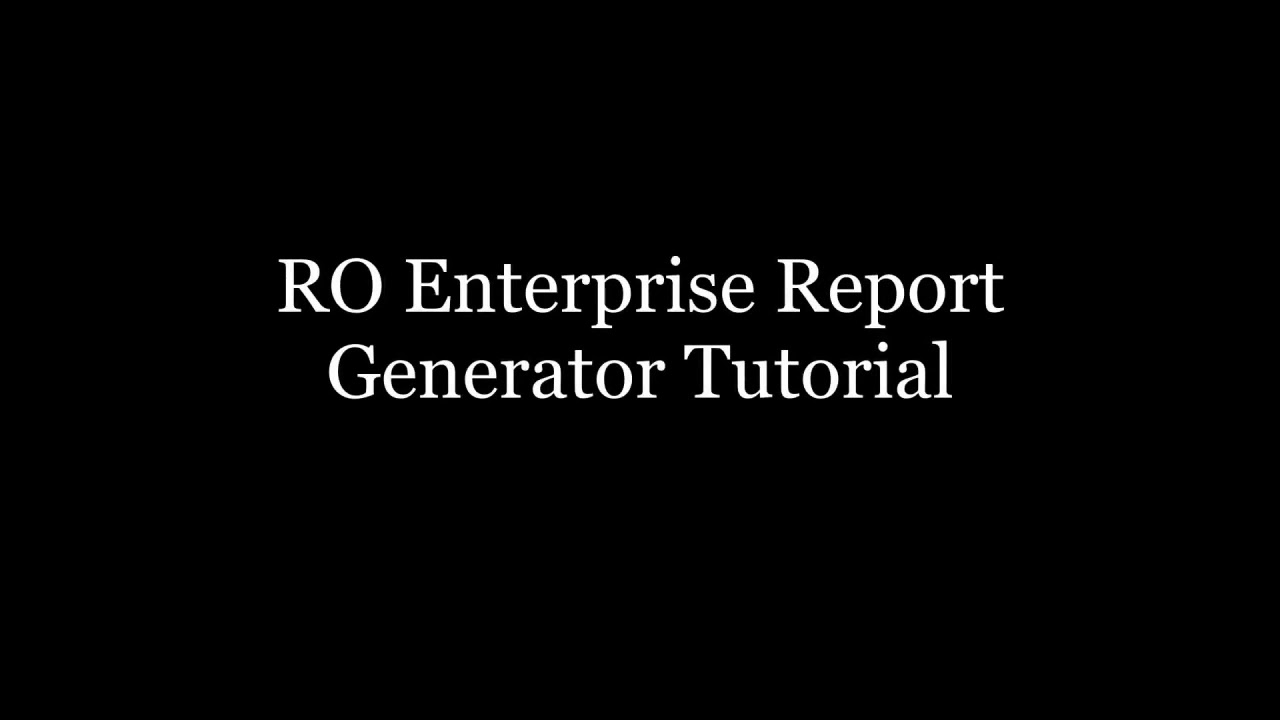GSA RO Enterprise 4PL Dashboard Tutorial - YouTube