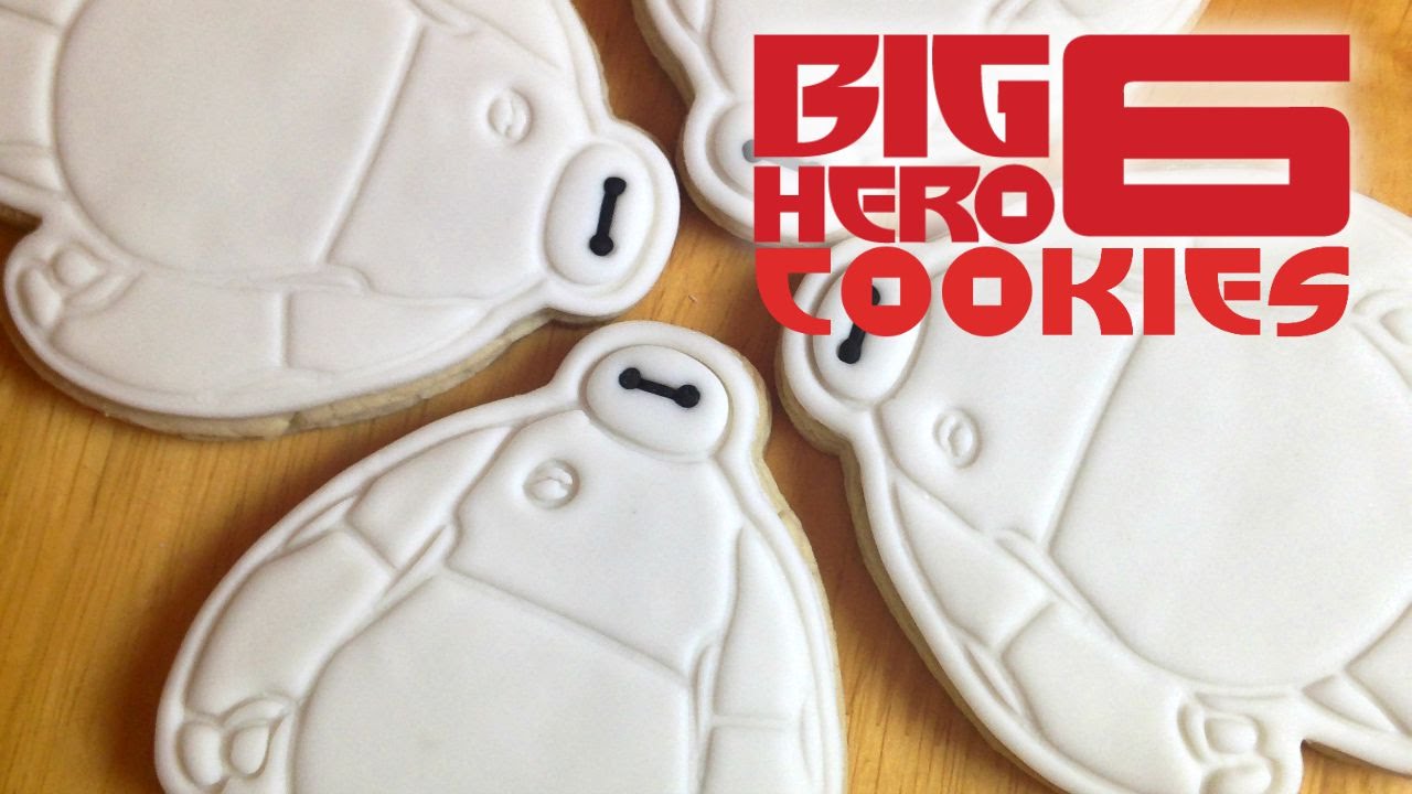 Super cute Baymax cookies! - YouTube