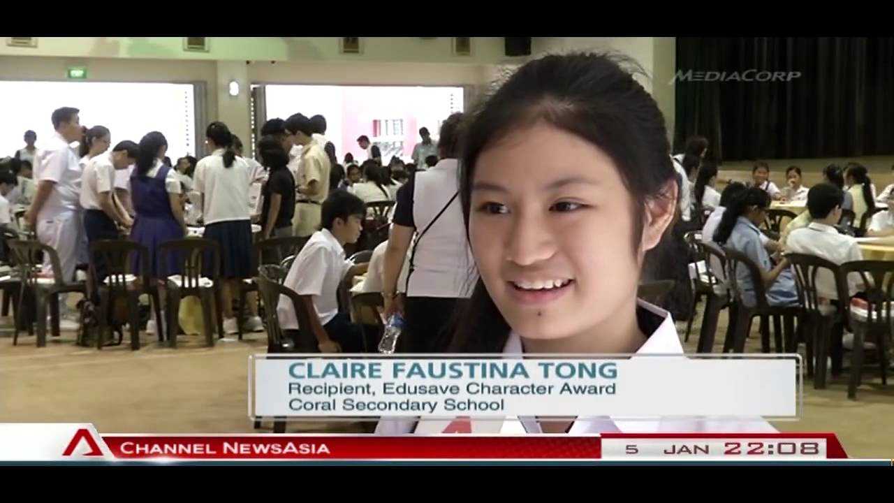 Edusave Award recipients discuss S'pore's future - 05Jan2013 - YouTube