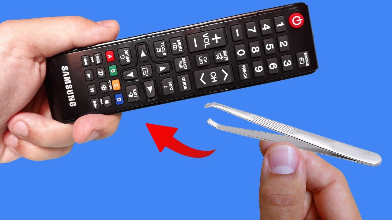Take a Common Tweezers and Fix All Remote Controls in Your Home! How to ...