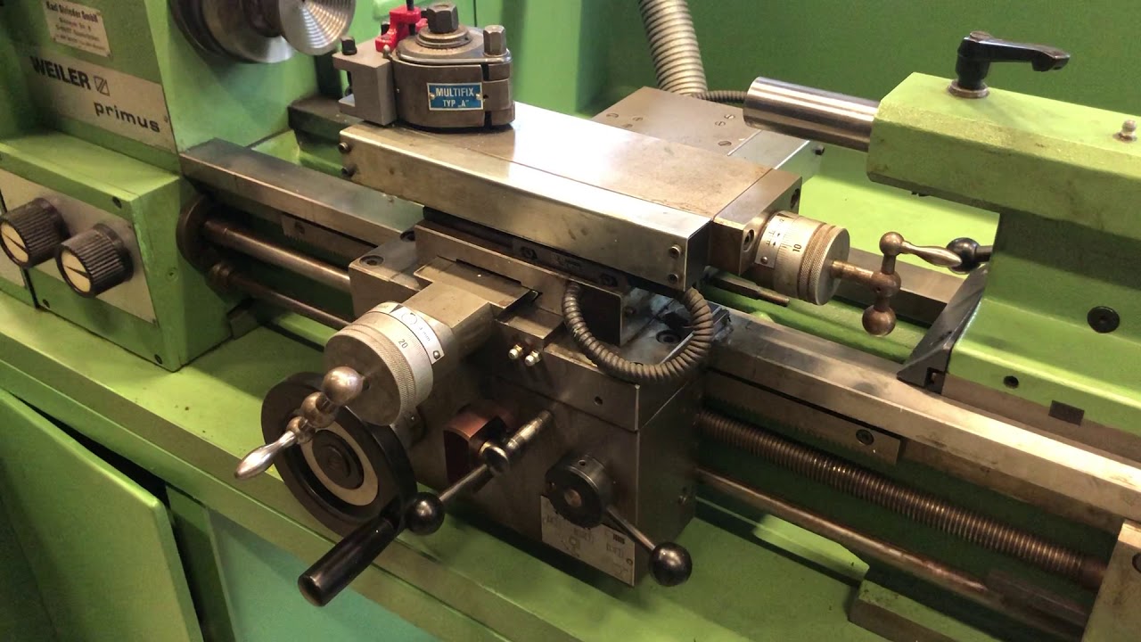 Drehmaschine Weiler Primus GS - YouTube