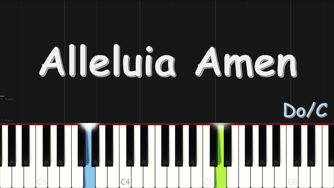 Gael Music - Alleluia Amen | EASY PIANO TUTORIAL BY Extreme Midi - YouTube