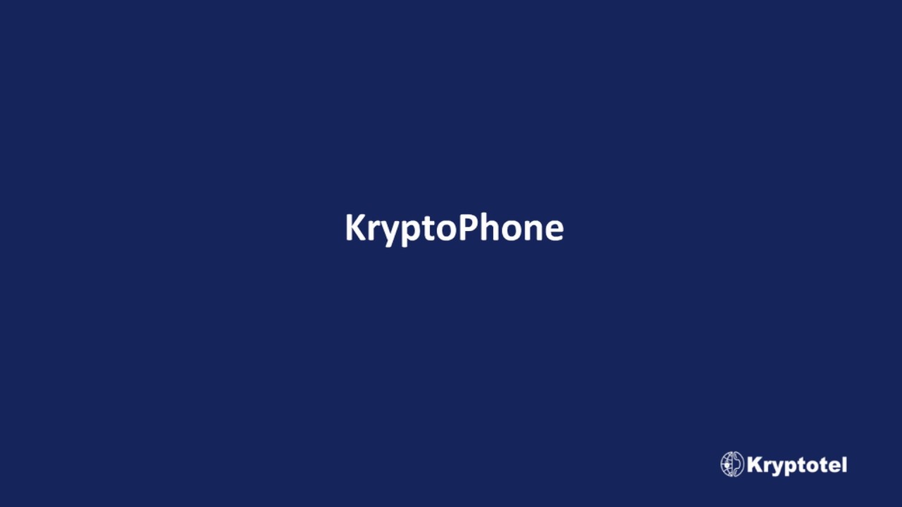 KryptoPhone - How to make encrypted calls with KryptoPhone? - YouTube