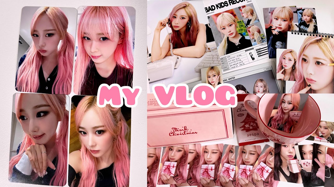 마이로그 핑크의 향연 위플래시 럭드 생일 포카 Qq뮤직 핑크 크리스마스 2025 시즌그리팅 위플래시 Kms 준등기깡 택배깡 젤프