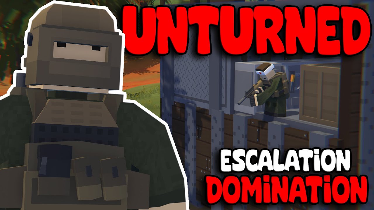Can I Dominate The Most INTENSE Unturned Escalation Server? - YouTube