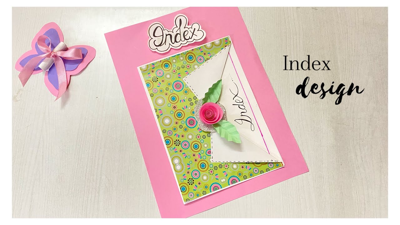 How to make index page/ Index design for project / How to make index in ...