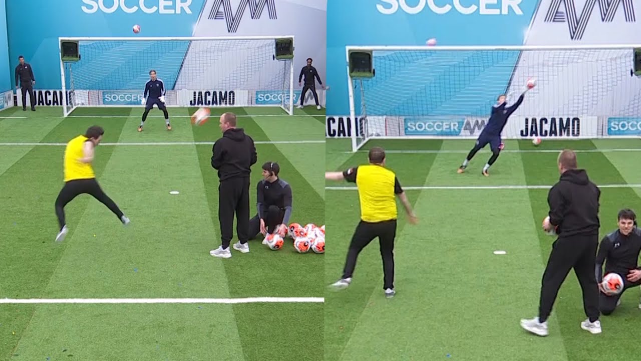 Soccer AM goalkeeper pulls off a WORLDIE save against the Watford Fans ...