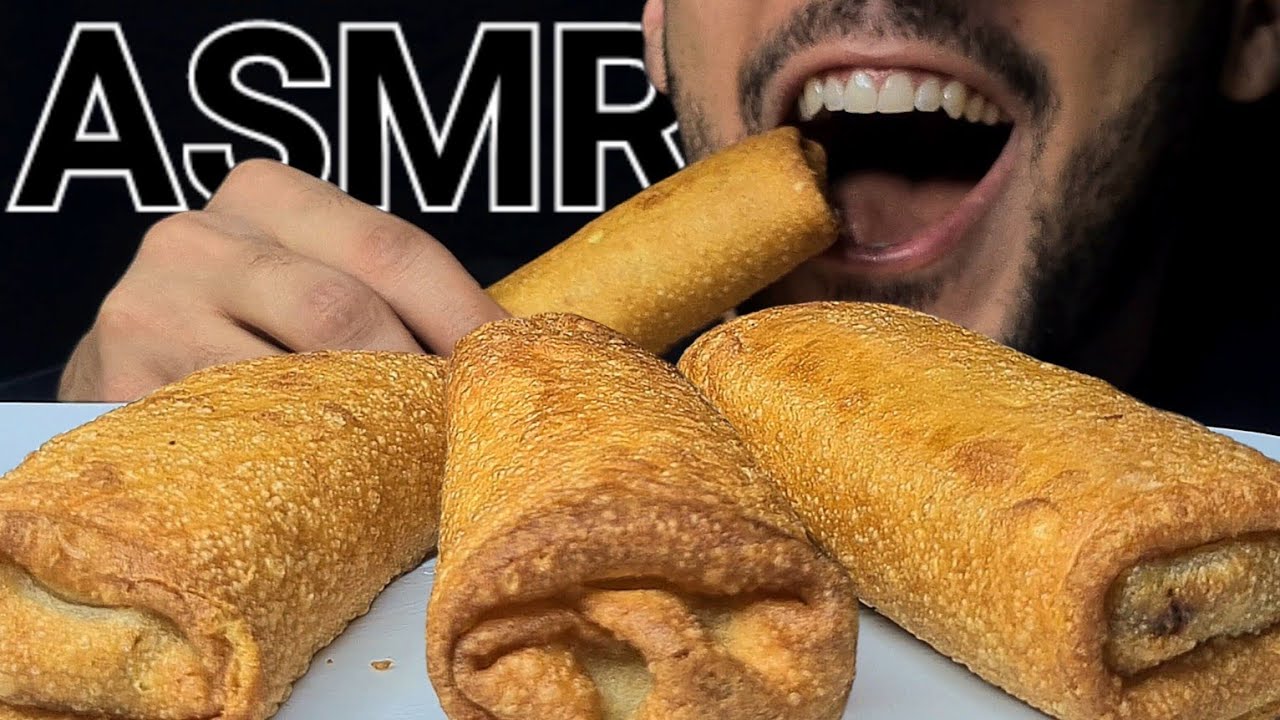 ASMR SPRING ROLLS (EATING SOUNDS) NO TALKING MUKBANG - YouTube
