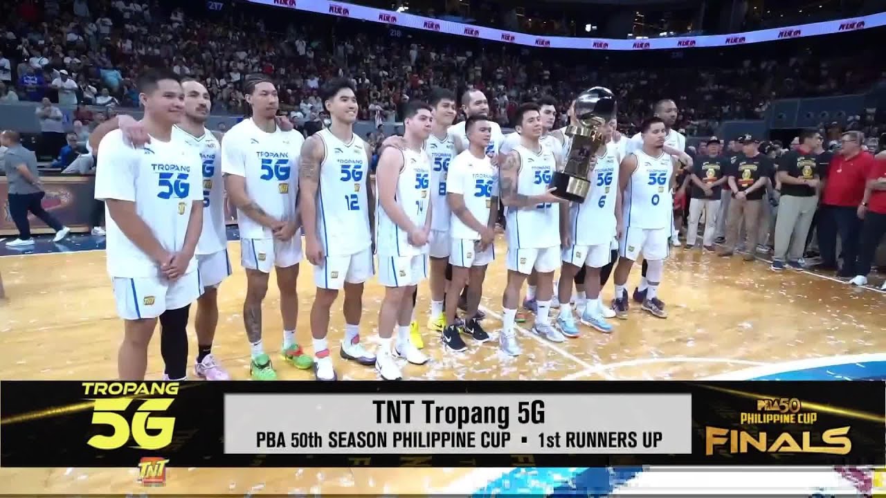 TNT Tropang 5G awarding ceremony | PBA Season 50 Philippine Cup - YouTube