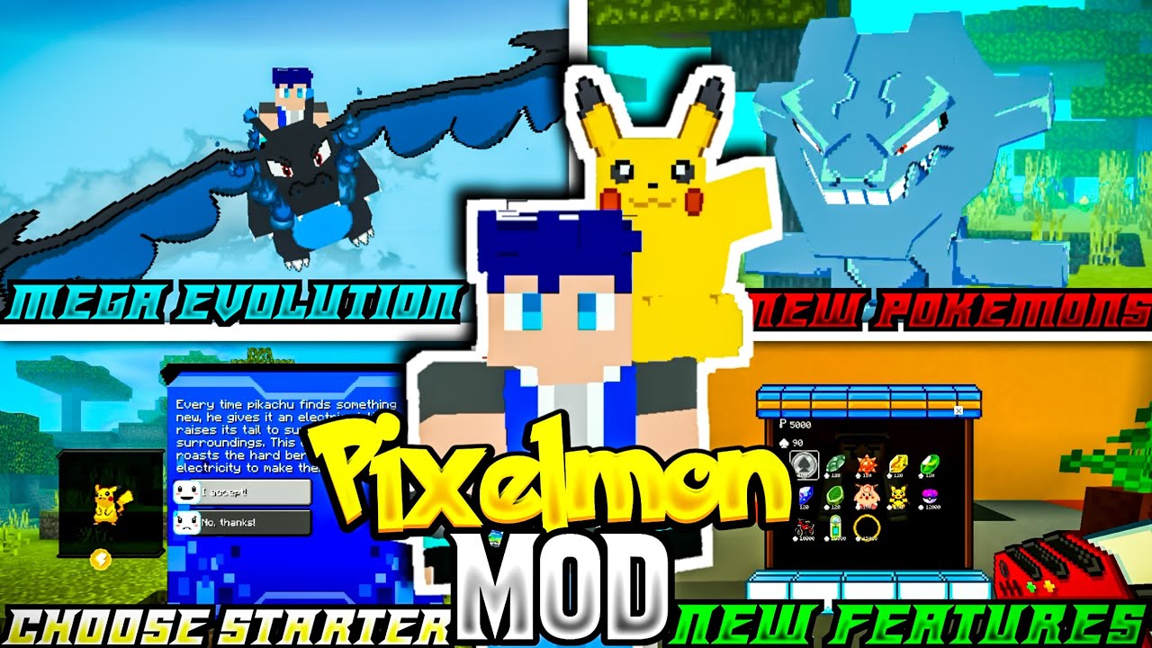 New Update Pixelmon Mod Android 2024 | New Pixelmon Update - YouTube