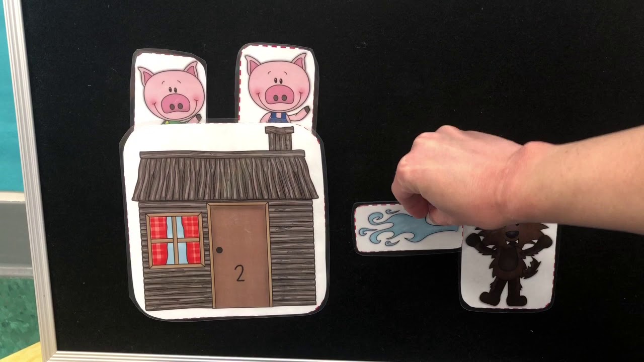 Three Little Pigs Felt Board - YouTube
