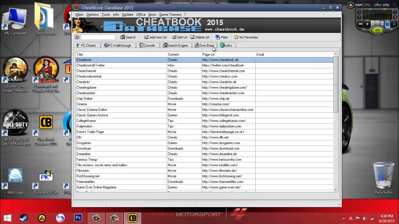 Cheatbook Database 2015 โปรแกรมโกงเกมส์ขั้นเทพ! - YouTube