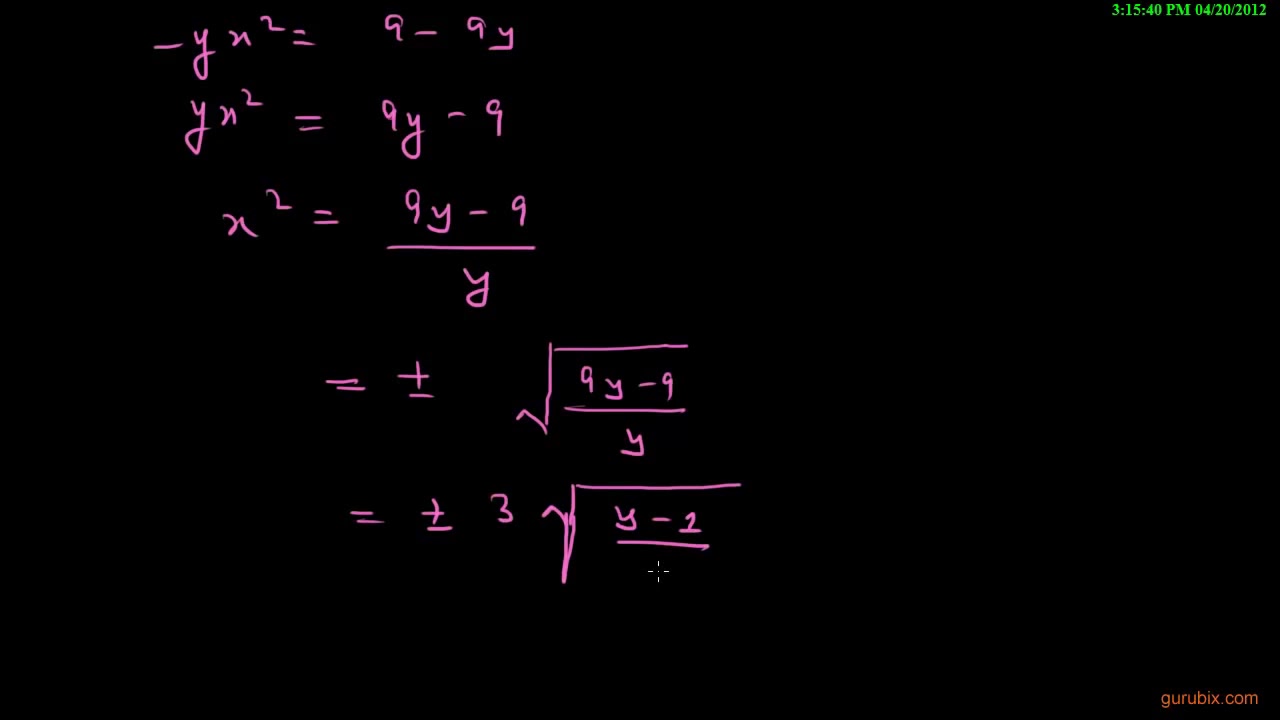 How To Find Domain And Range Of A Real Valued Function Part 6 Theory Of Functions Math Lessons