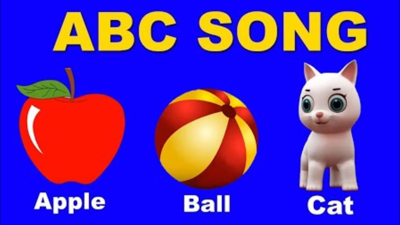 Learn alphabet । abcd । abc song । a for Apple b for ball । English ...