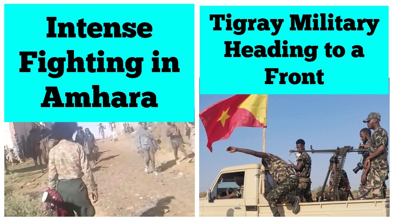 Intense Fighting in Amhara Amid Drone Strikes | Tigray Military Heading ...
