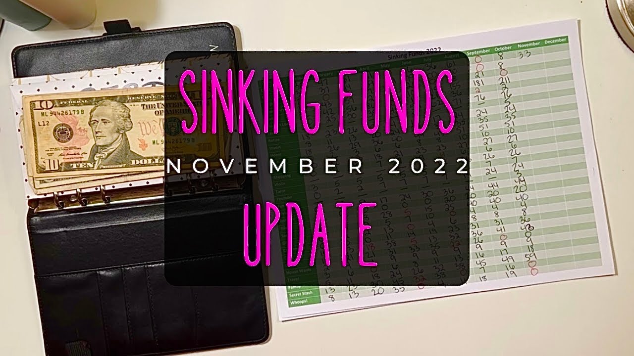 Sinking Funds Update | November 2022 | Doubling My Savings! - YouTube