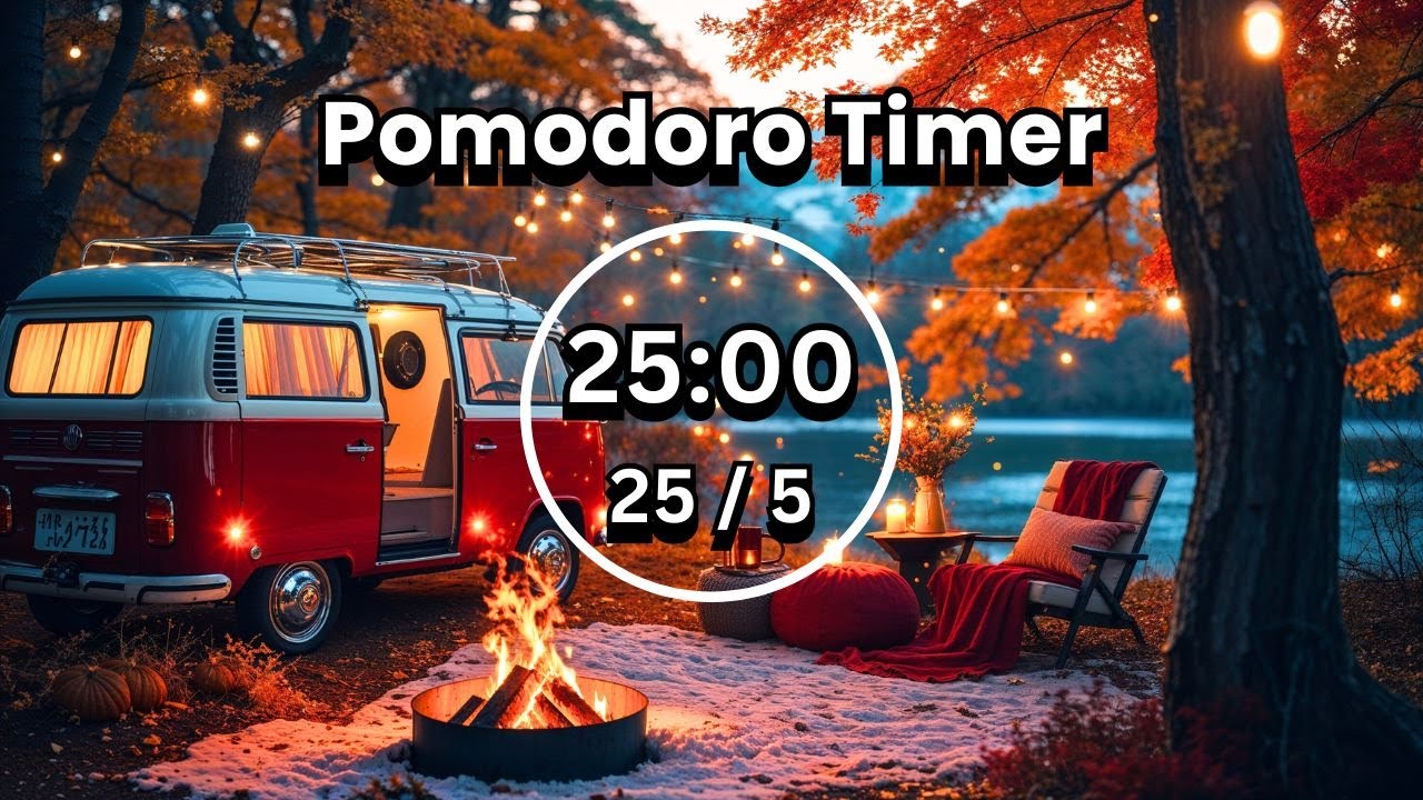 Improve Your Focus with the 25/5 Pomodoro Technique • 25 Minute Timer ...