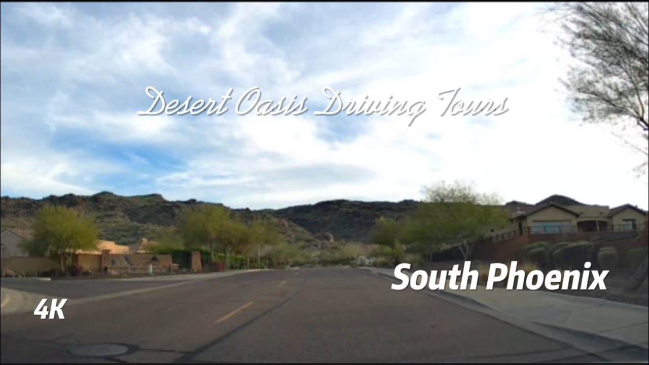 4K Roadscapes: Driving Tour | Arizona | South Phoenix - YouTube