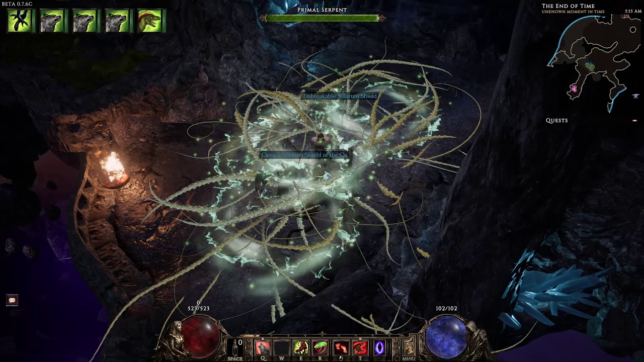 Non-Stop Casting of entangling roots, Last Epoch - YouTube