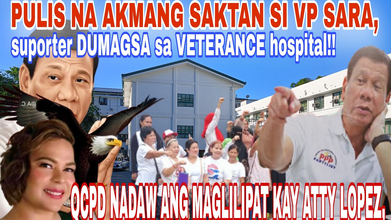 live! VP, SARA dito parin sa VETERANCE hospital solid Duterte/11/24/24 - YouTube