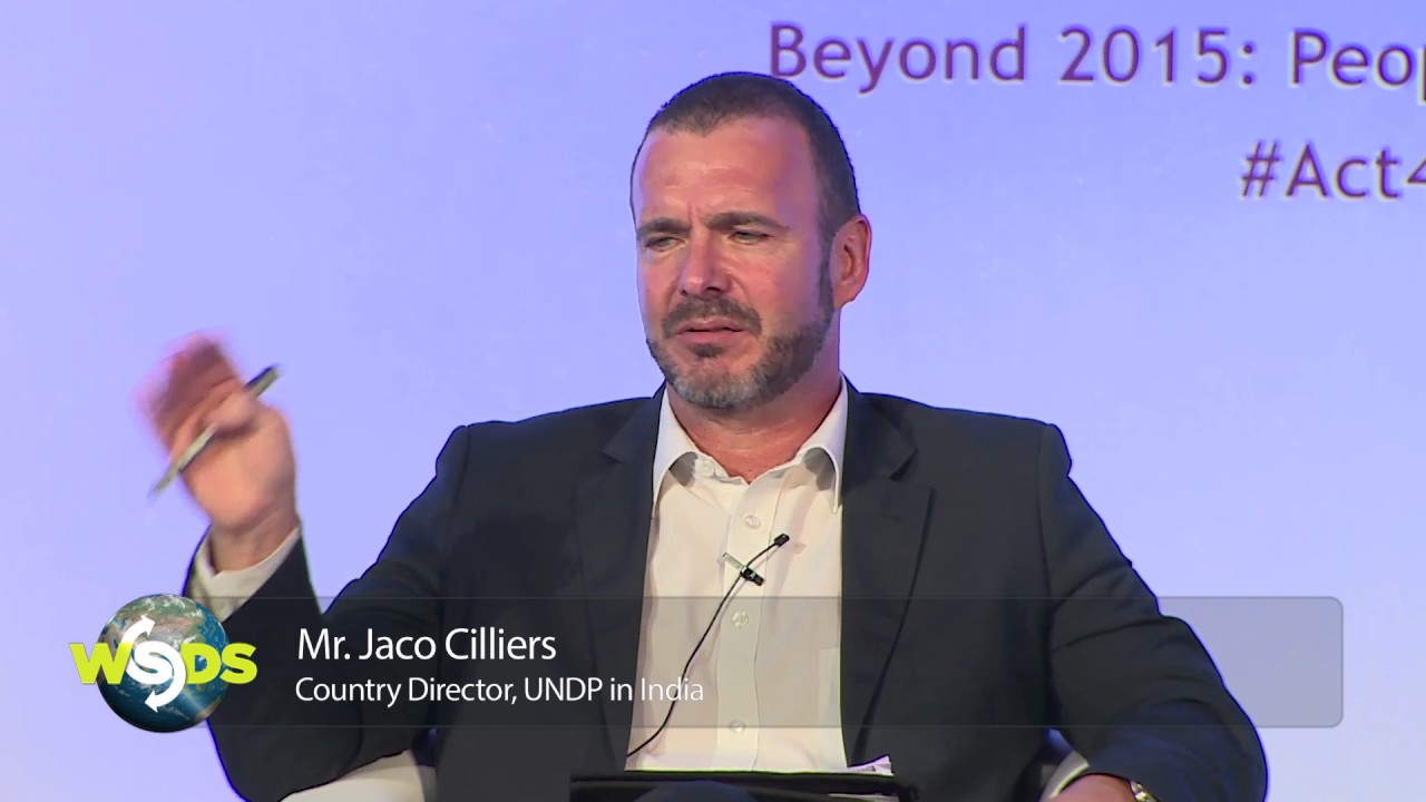 Mr. Jaco Cilliers, Country Director, UNDP in India: WSDS 2016 - YouTube