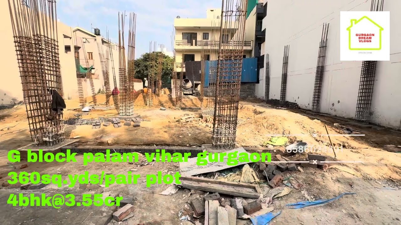G block palam vihar Gurgaon || 360sq.yds/pair plot || Gurgaon dream ...