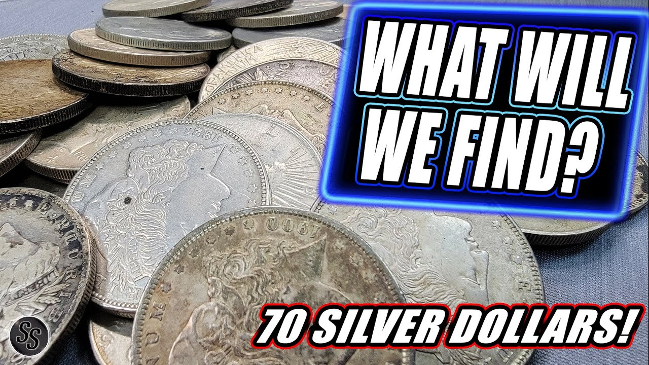 HUGE Bag of Old Silver Dollars Coin Hunt!!! - YouTube