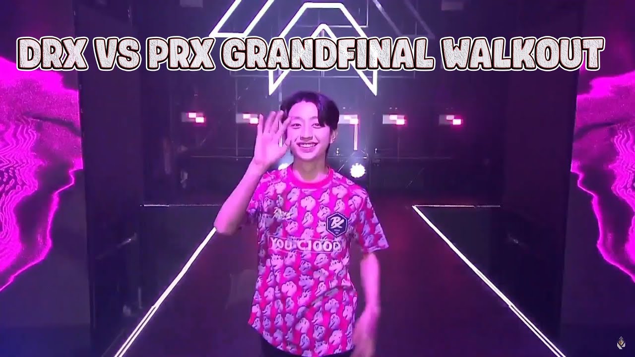 DRX VS PRX GRANDFINALS WALKOUT | CHAMPIONS TOUR 2023:PACIFIC LEAGUE - YouTube