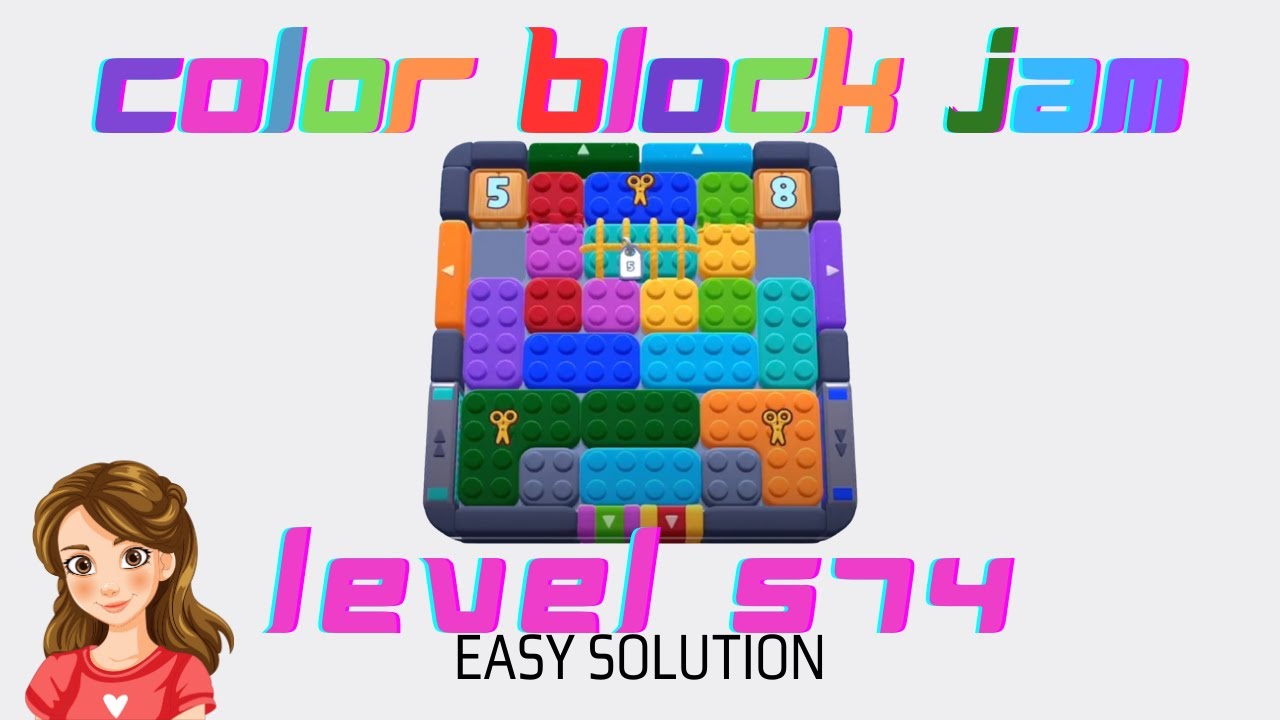 Color Block Jam Level 574 Easy Solution Walkthrough - YouTube
