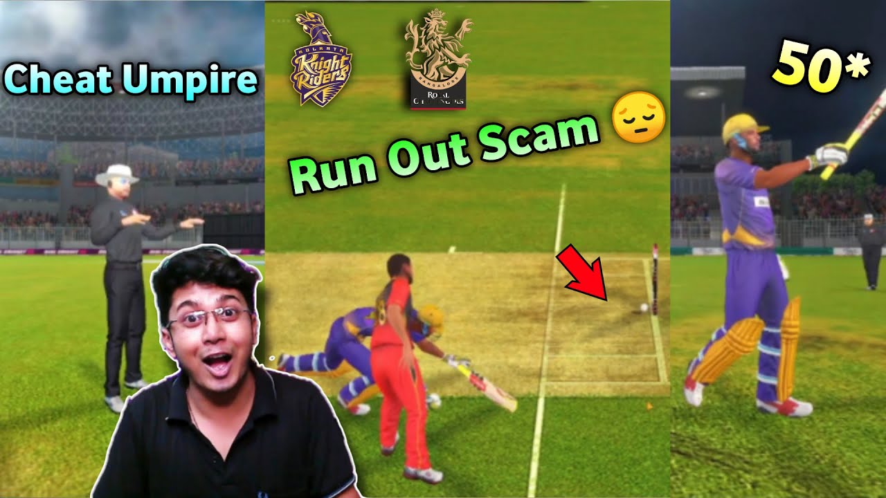 Cheating Umpire with Run Out Scam in Real Cricket™ 22 || OctaL - YouTube