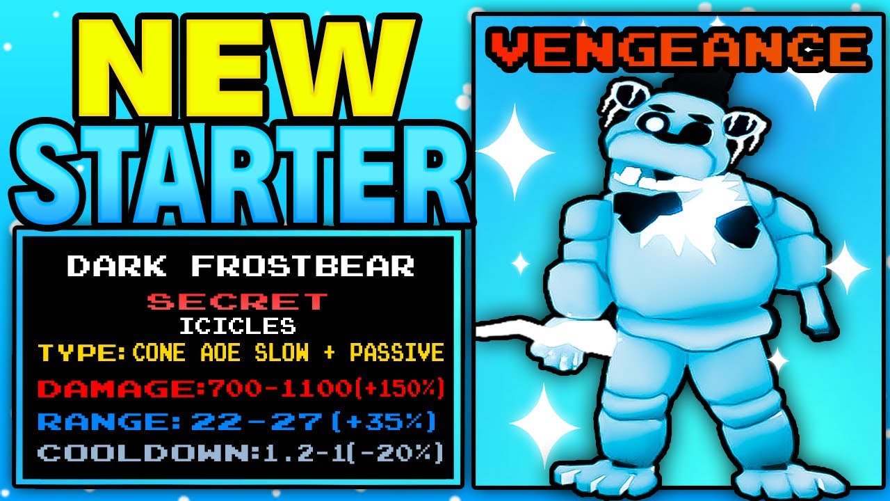 DARK FROST BEAR IS THE *BEST DPS* STARTER EVER!! (Five Nights TD) - YouTube