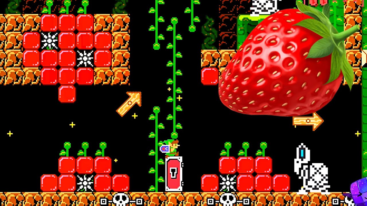 Super Mario Maker 2 🔧 Midnight Strawberries 🔧 Marbleous - YouTube