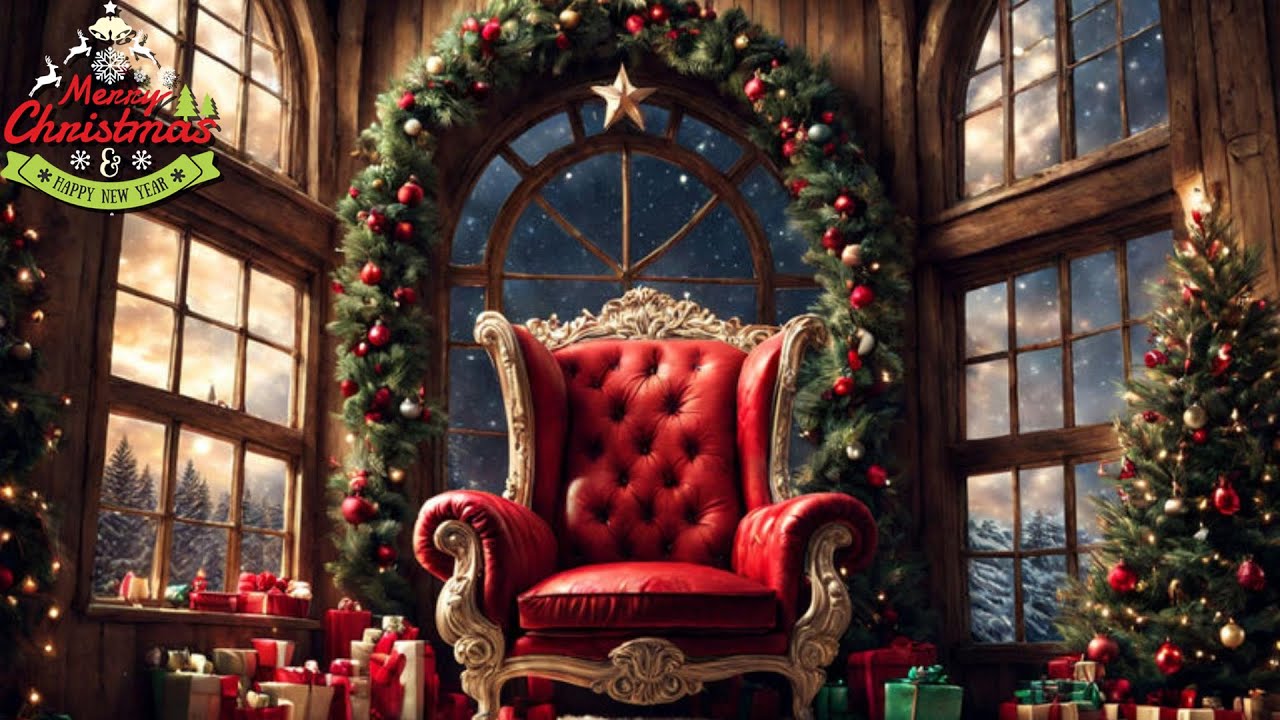 Joyful Christmas Music 2025 🎄 Christmas Nonstop Music 🎄 Santa Baby ...